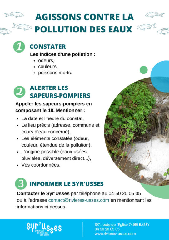 Agissons contre la pollution des eaux | Menthonnex-en-Bornes